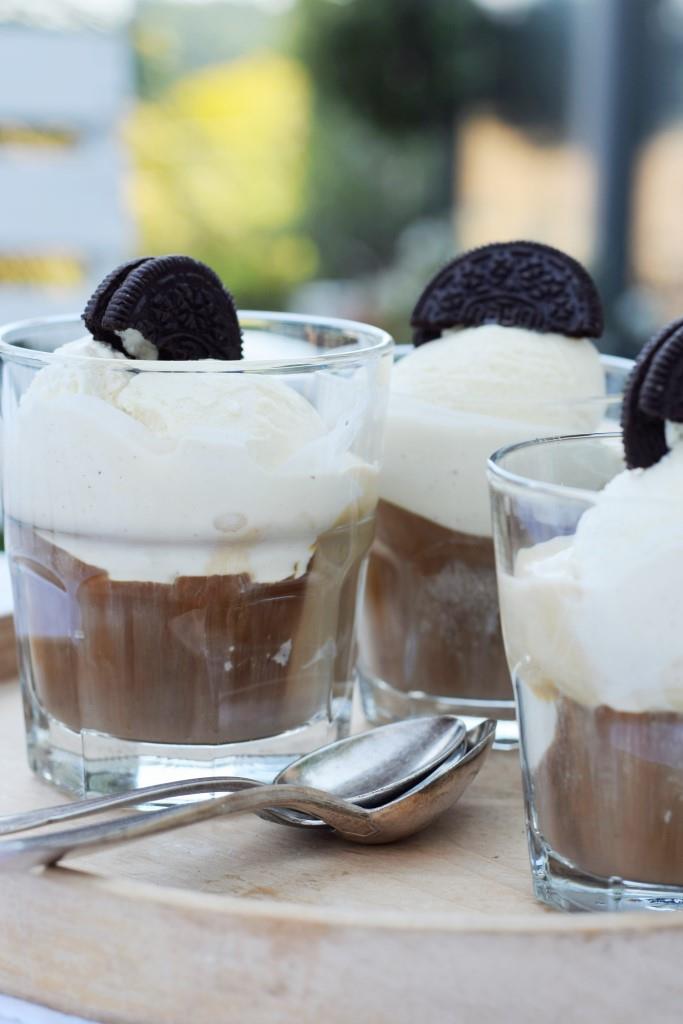 Kleine Eiskaffee-Erfrischung gefällig? Italienischer Oreo-Affogato ganz ...