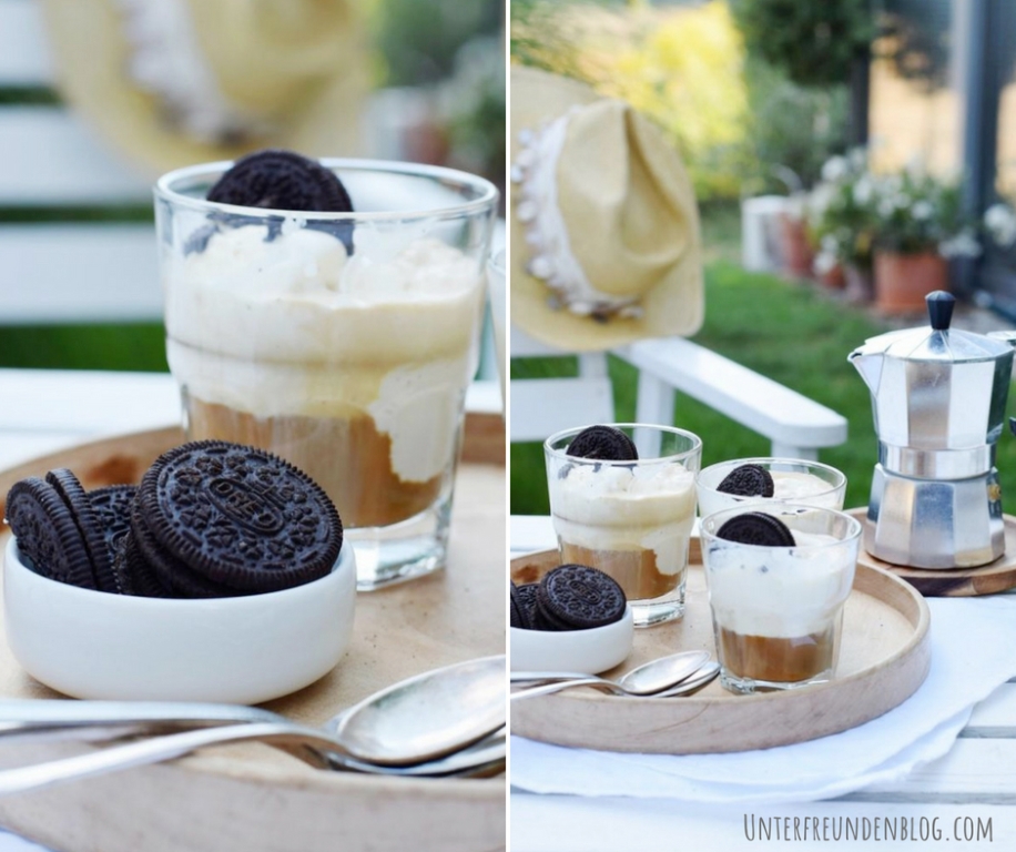Kleine Eiskaffee-Erfrischung gefällig? Italienischer Oreo-Affogato ganz ...